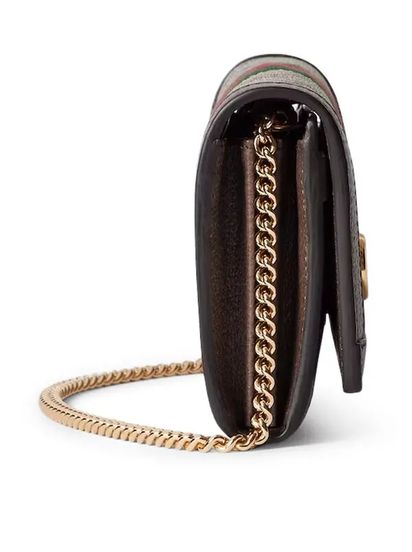 Gucci Ophidia Wallet With Chain - Cream