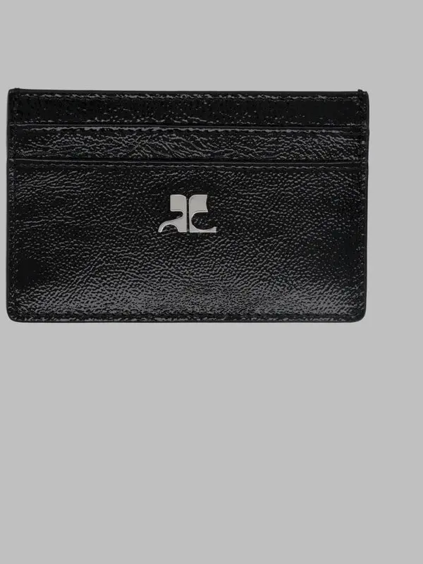COURREGES Porta Carte Napplack - Black
