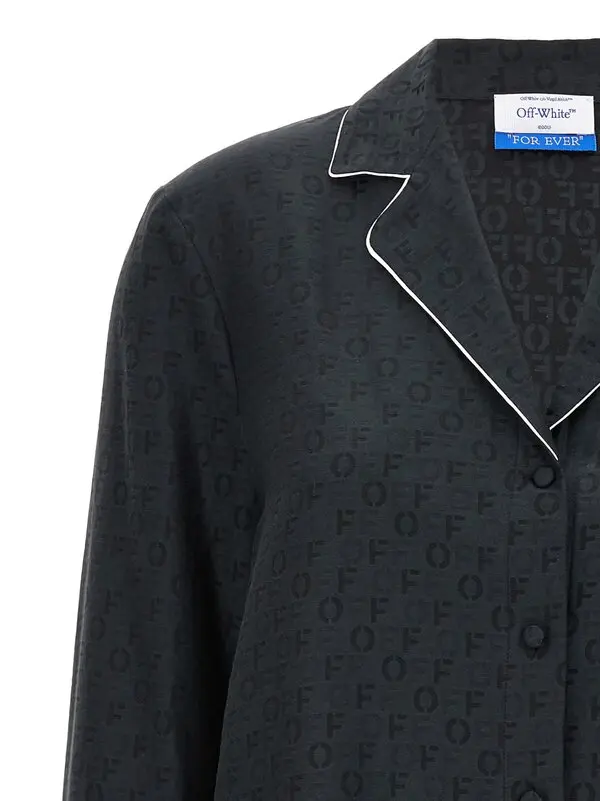 Off-White Off Jaquard Pajama' Shirt