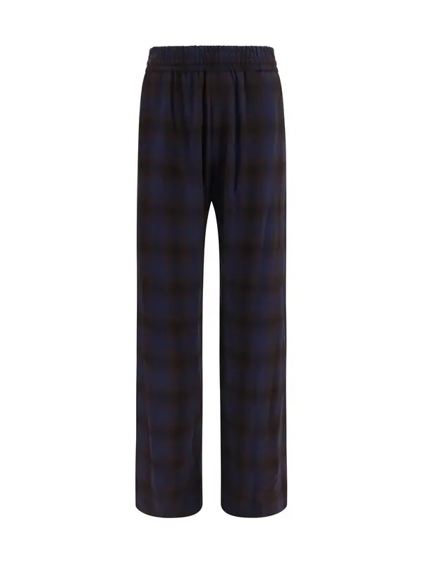 Dries Van Noten Checked Trousers