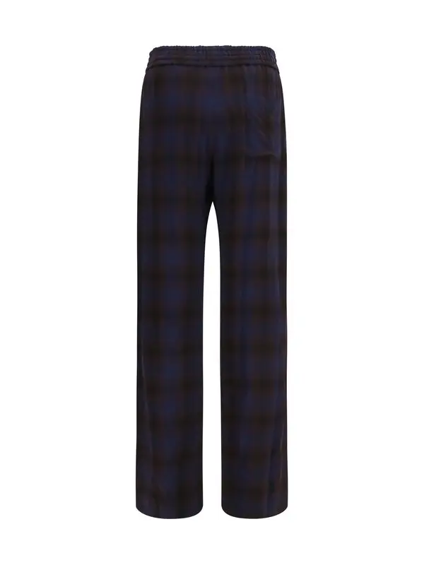Dries Van Noten Checked Trousers