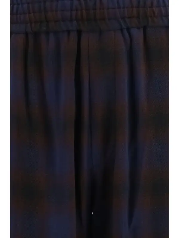 Dries Van Noten Checked Trousers