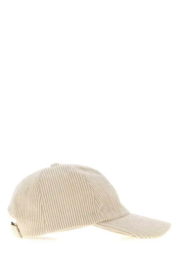 Moncler Stretch Corduroy Baseball Cap - Brown