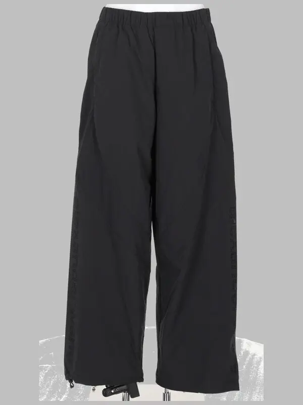 Alexander Wang Perforated Logo Track Pants - Black