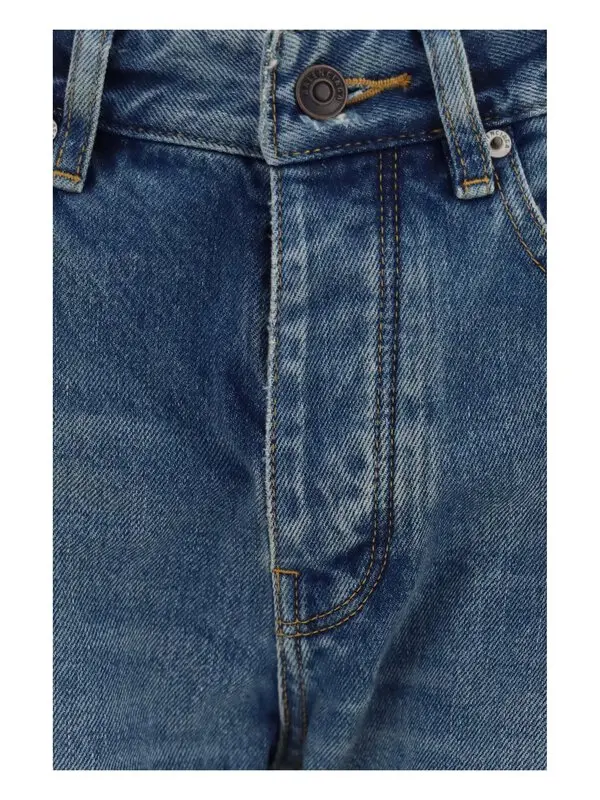 Balenciaga Straight-leg Denim Jeans - Blue