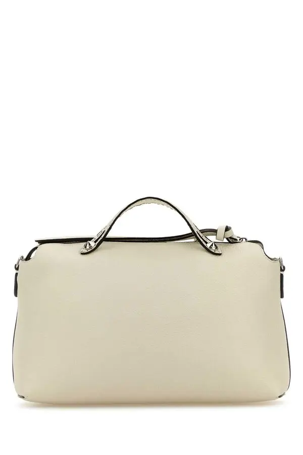 Fendi Ivory Leather Large The Way Handbag