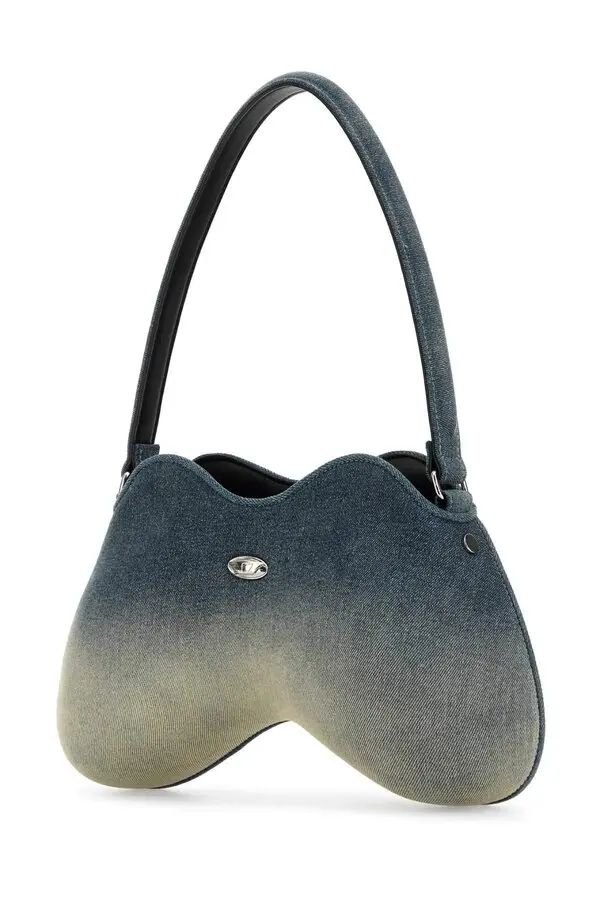 DIESEL® Denim Double-d Shoulder Bag - Blue