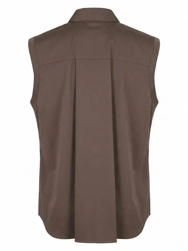 Brunello Cucinelli Stretch Poplin Shirt