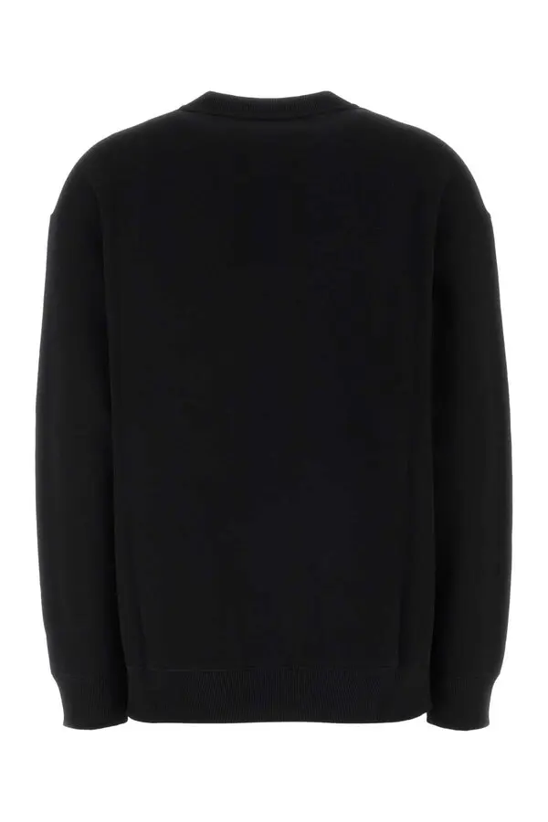 JIL SANDER Cotton Sweatshirt - Black