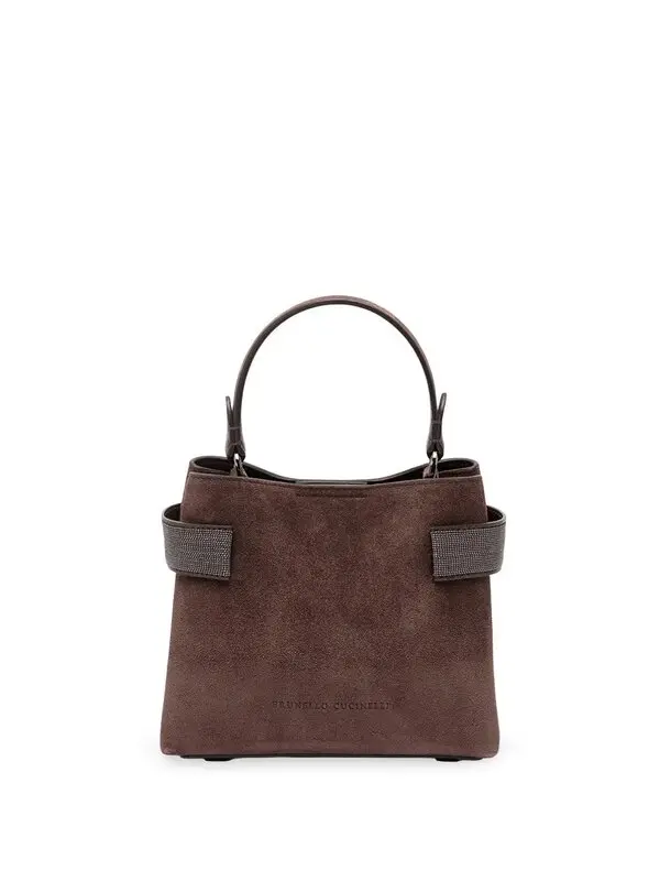 Brunello Cucinelli Soft Velour Crossbody Bag - Multicolor
