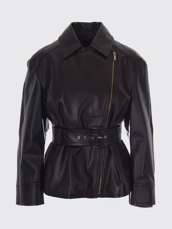 Max Mara Leather Jacket - Brown