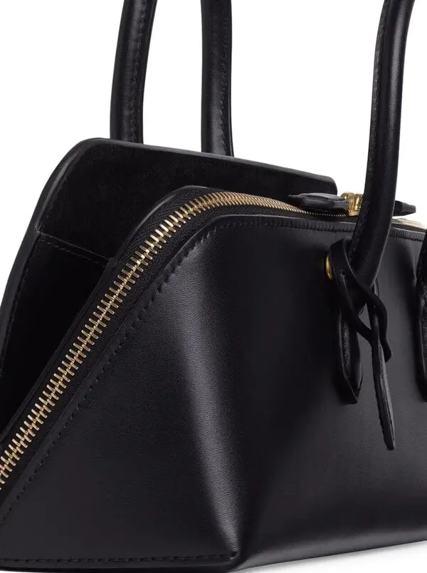 Alaïa Small Delta Bag In Box Calfskin - Black