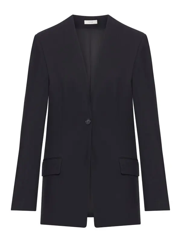 TOTEME Single-breasted Wool Blend Blazer