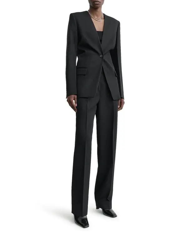 TOTEME Single-breasted Wool Blend Blazer