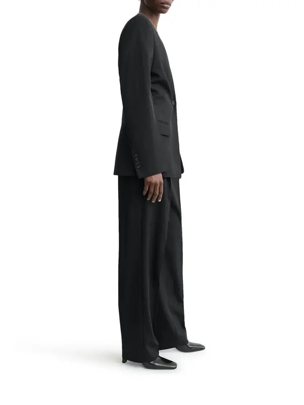 TOTEME Single-breasted Wool Blend Blazer