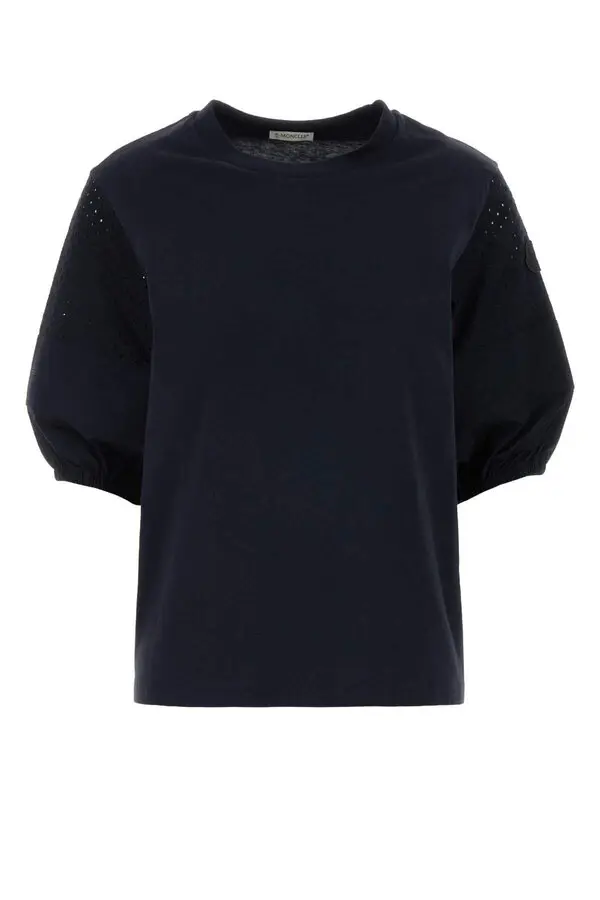 Moncler Cotton T-shirt - Blue