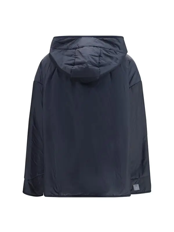 Max Mara Oversized Padded Jacket In Water Repellent Canvas
