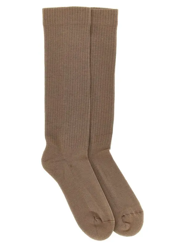 Rick Owens Jacquard Logo Socks