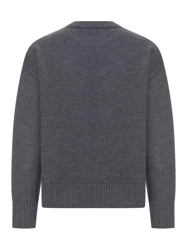 AMI Paris De Coeur Wool Sweater - Multicolor