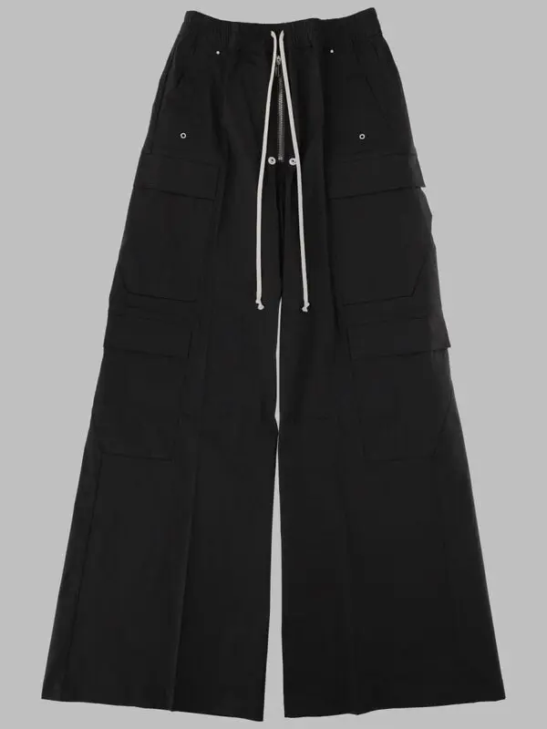 Rick Owens Pantalone Cargobelas - Black