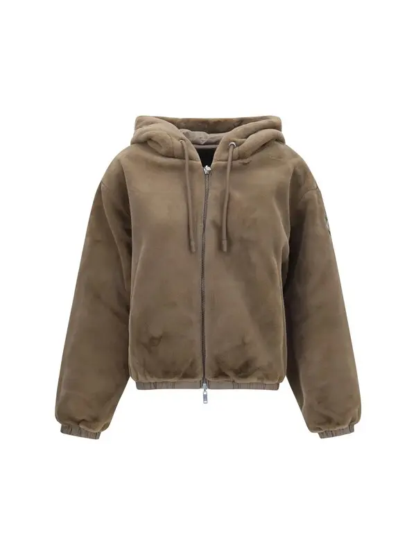 Moose Knuckles Eaton Bunny Reversible Hoodie - Brown