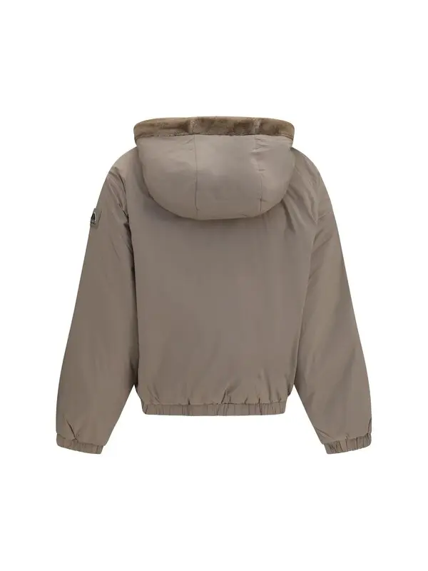 Moose Knuckles Eaton Bunny Reversible Hoodie - Brown