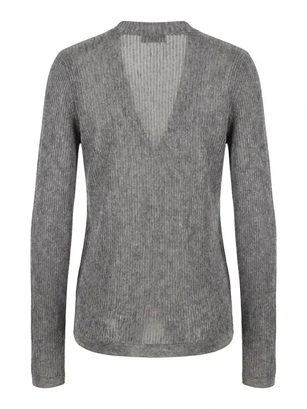 Brunello Cucinelli Silk V-neck Sweater