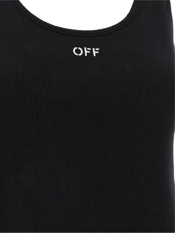 Off-White Off Stamp' Tank Top - Black