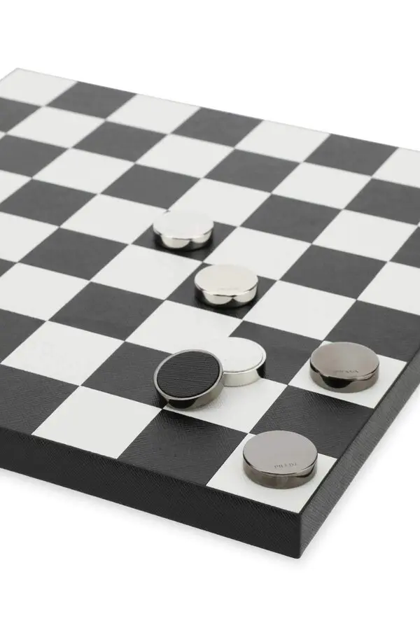Prada Leather Checkers Game Kit