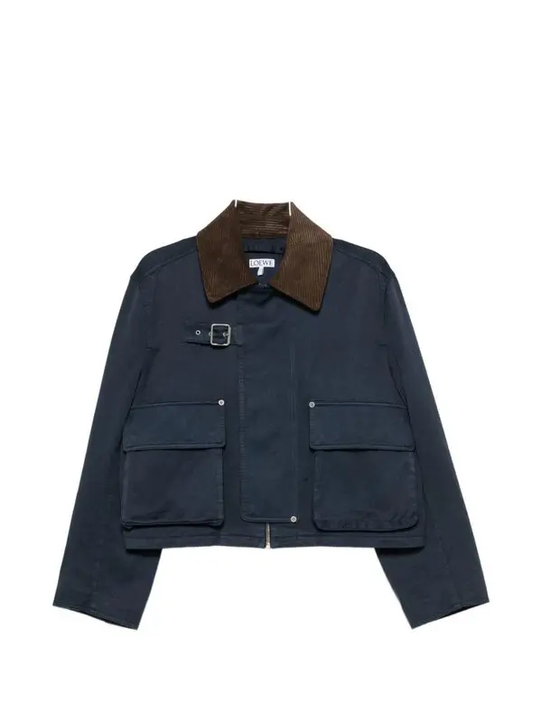 Loewe Corduroy Collar Jacket - Multicolor