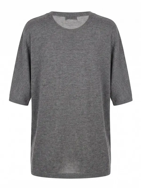 Brunello Cucinelli Cashmere T-shirt - Multicolor