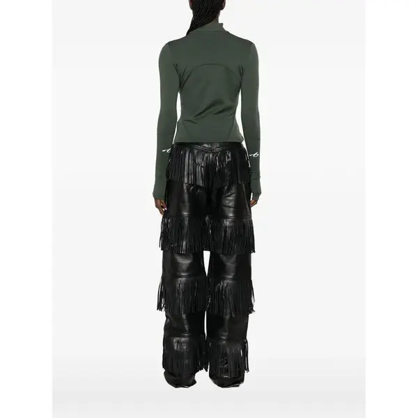 Balenciaga Fitted Zip Fastening Jacket - Green