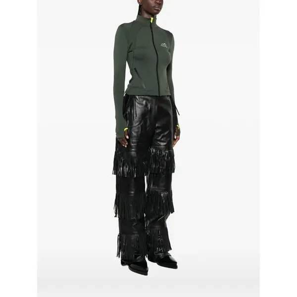 Balenciaga Fitted Zip Fastening Jacket - Green