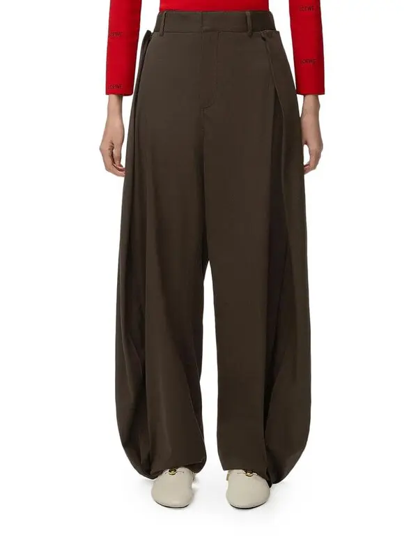 Loewe Lightweight Trousers - Brown
