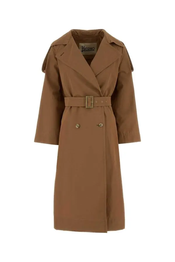Herno Cotton Blend Trench Coat