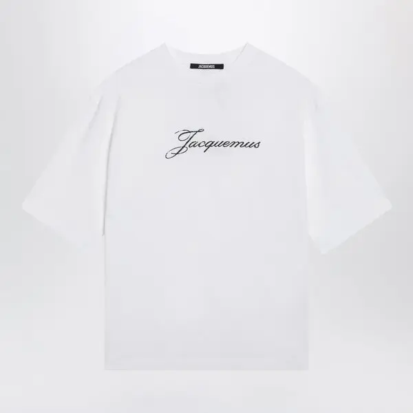 Jacquemus Logo Print Cotton And Hemp Jersey T-shirt