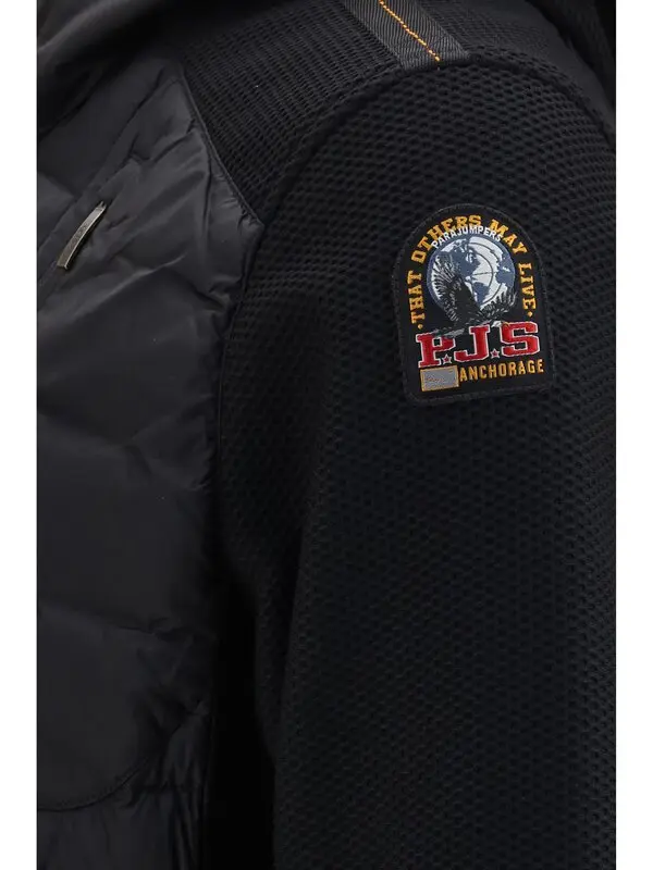 PARAJUMPERS Jacket Nolan Hybrid With Hood - Black