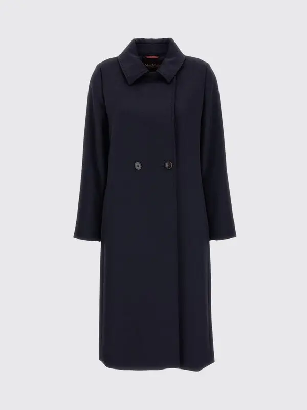 Max Mara Wool Overcoat - Blue