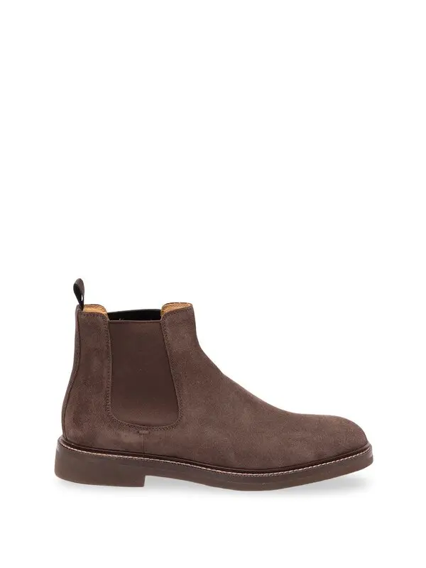 Brunello Cucinelli Calf Leather Chelsea Boot - Multicolor