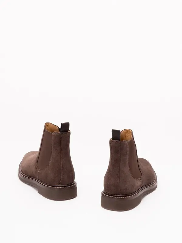 Brunello Cucinelli Calf Leather Chelsea Boot - Multicolor
