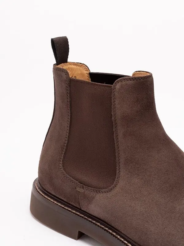 Brunello Cucinelli Calf Leather Chelsea Boot - Multicolor