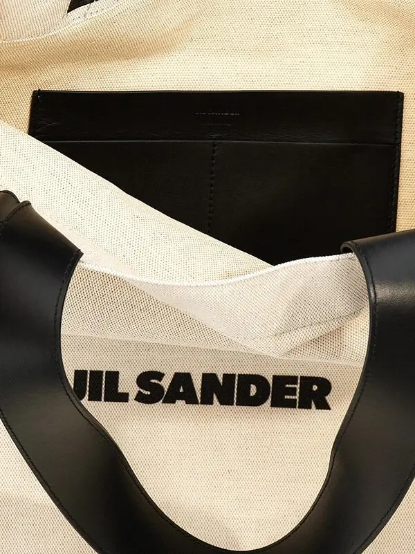 JIL SANDER Flat Shopper' Large Shopping Bag