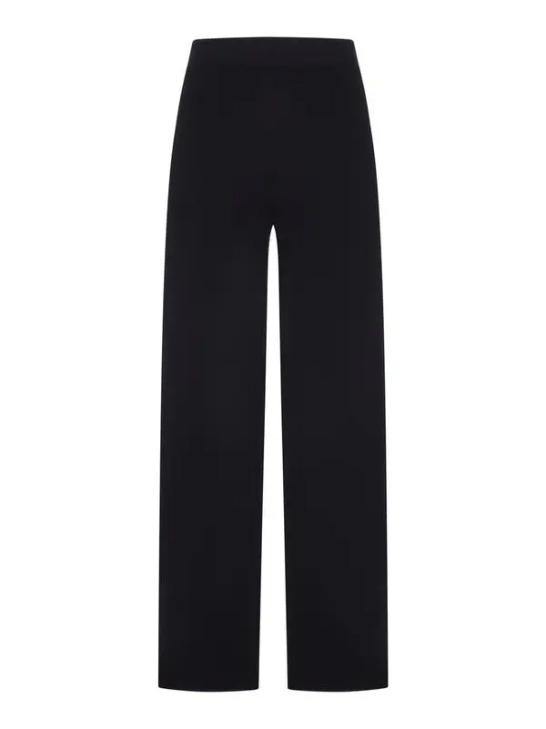 Max Mara Knitted Trousers - Black