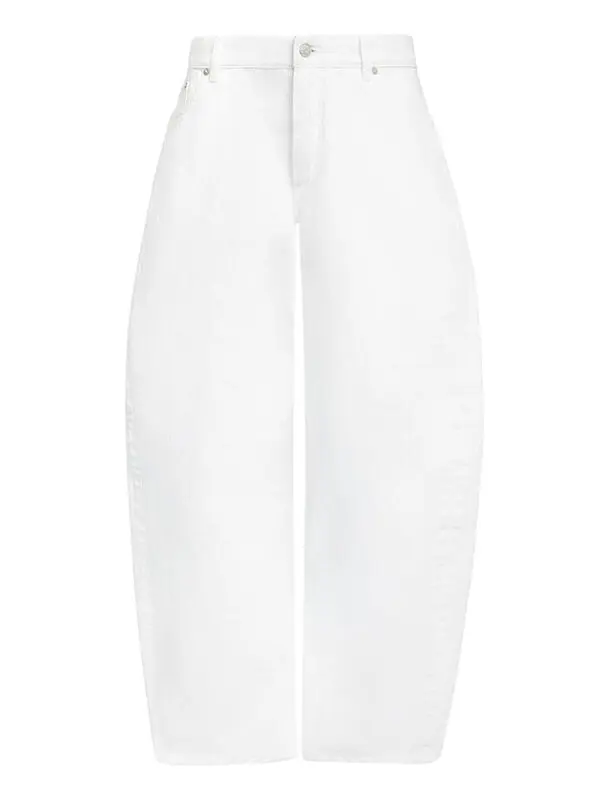Alaïa Rodeo Denim Pants - White