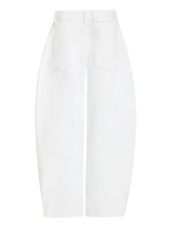 Alaïa Rodeo Denim Pants - White