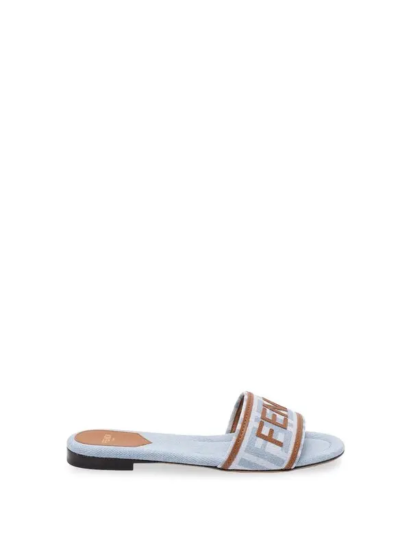 Fendi Denim Slides
