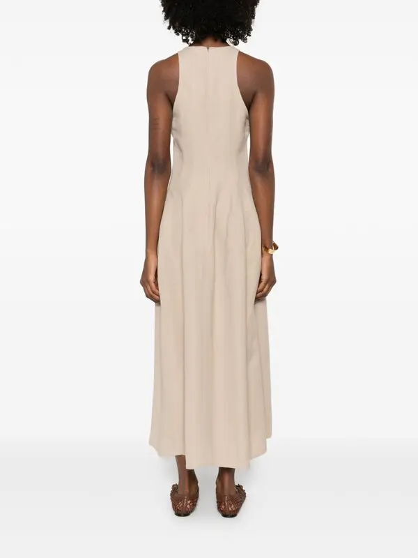 Brunello Cucinelli Linen Blend Long Dress