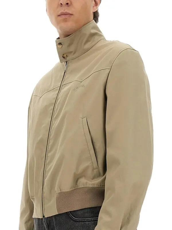 Alexander McQueen Harrington Cropped Jacket