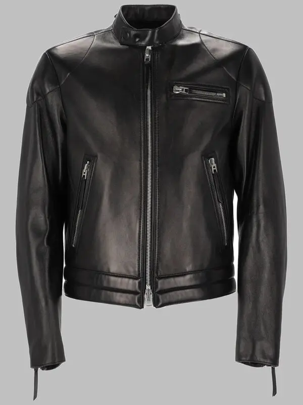 TOM FORD Giacca Da Motociclista In Nappa Fiore