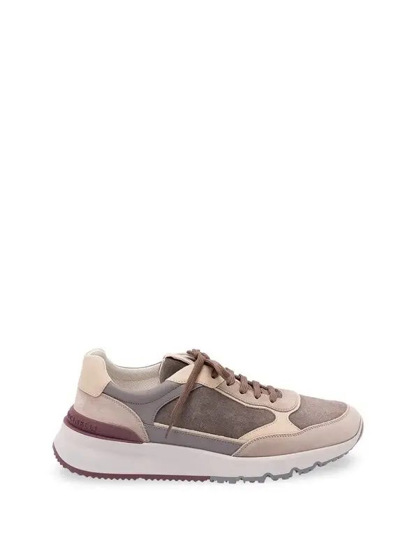 Brunello Cucinelli Calf Leather Sneakers - Multicolor